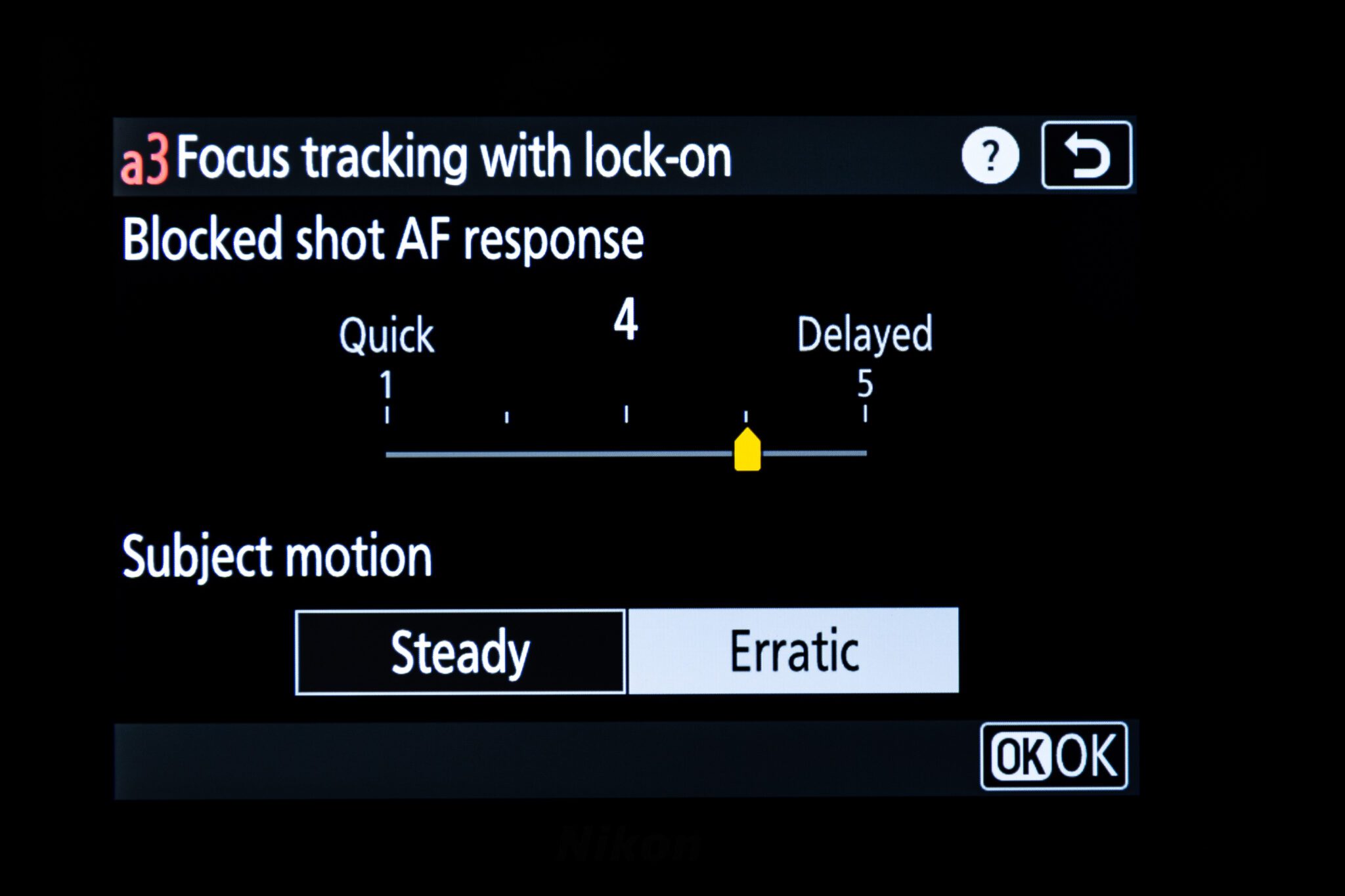 My Nikon Z9 Sports Settings - Storyteller